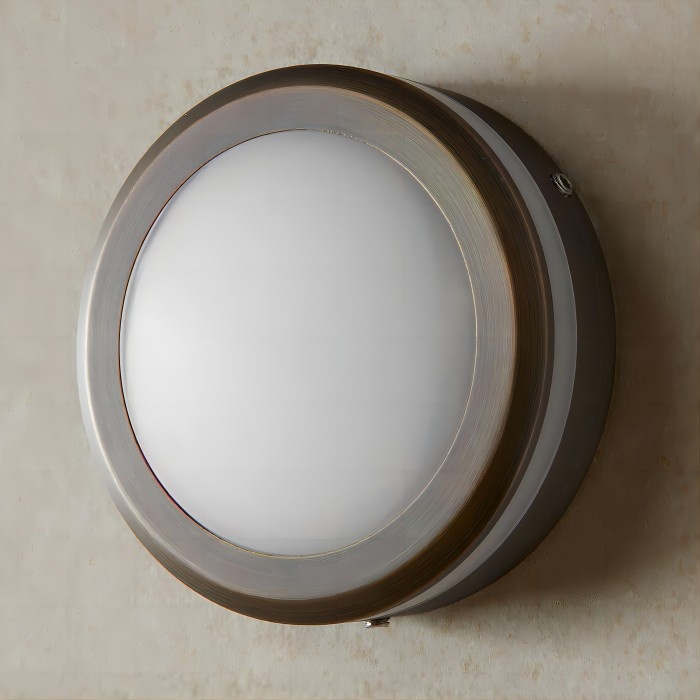 Solid Brass Step Lights with Eyelid